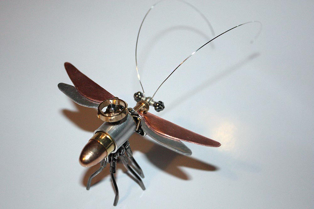 Фото: Мастер Tom Hardwidge и steampunk sculptures