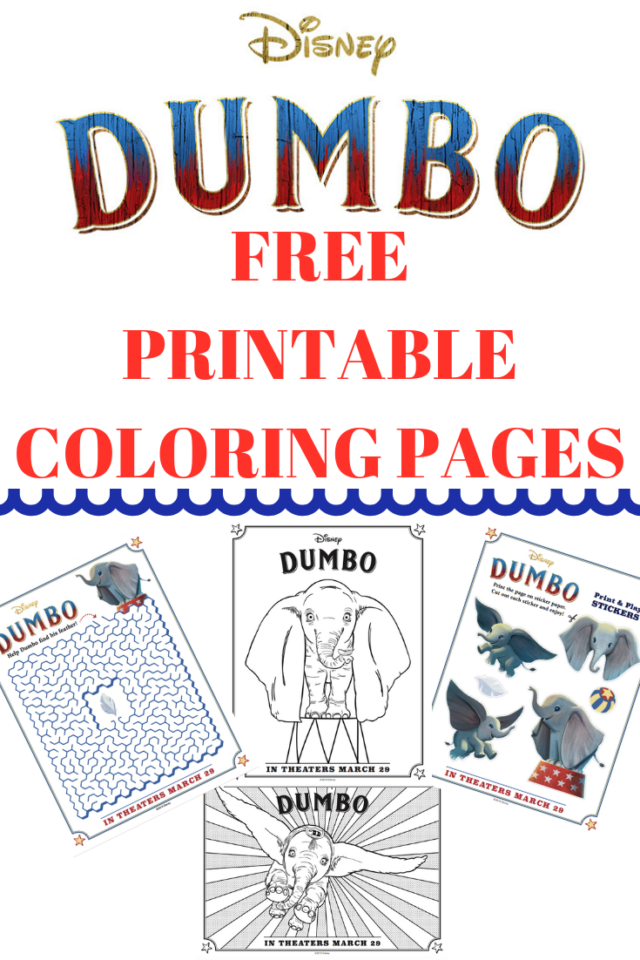 Musings of an Average Mom: Dumbo Printables, Crafts and Recipes