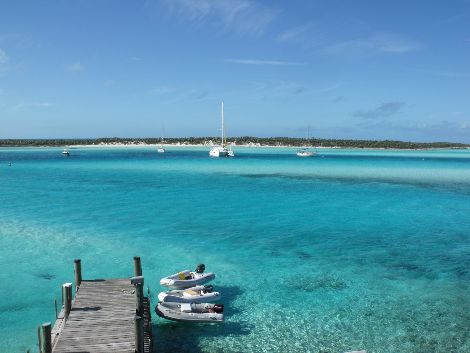I'm On A Boat: Warderick Wells, Exuma Cays.