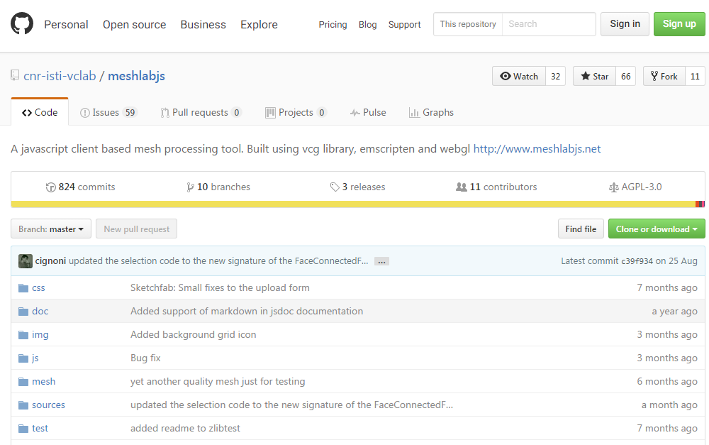 CEATEC2016で見たMeshLab - PointCloud