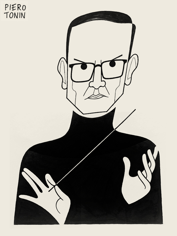 "Piero Tonin: Illustration, Animation, Cartoons": Portrait of Ennio ...