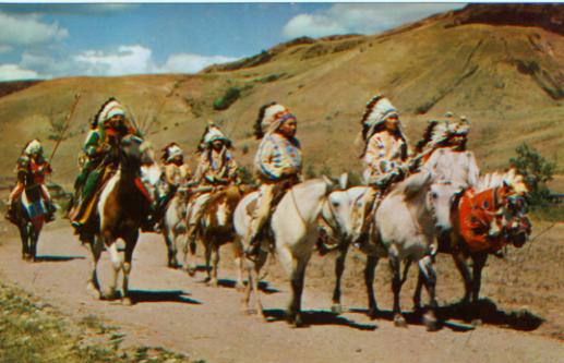 Native American Postcards: Chief Moses horse mask