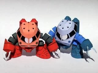 Papercraft Gundam SD MSM-07 Z'Gok - Papercraft4u | Free Papercrafts ...