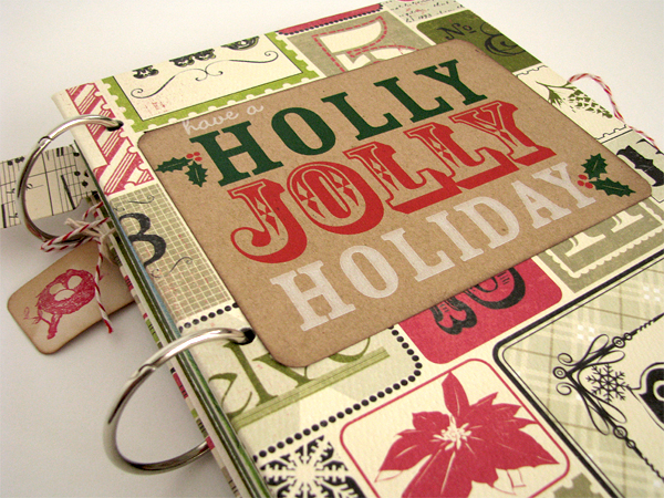 Handmade Christmas Journal Finished - Vintage Page Designs