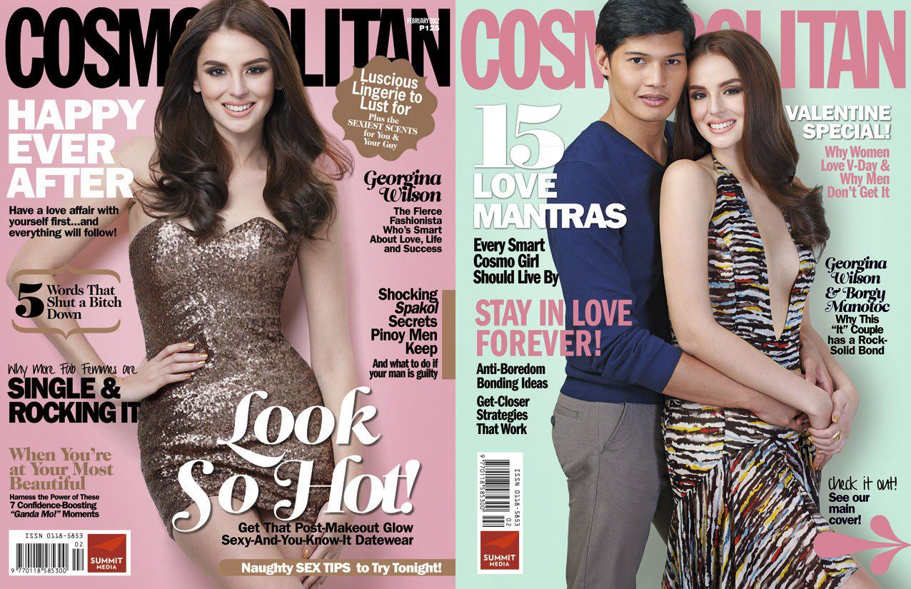 W Updates: Georgina Wilson and Borgy Manotoc for Cosmopolitan Magazine ...