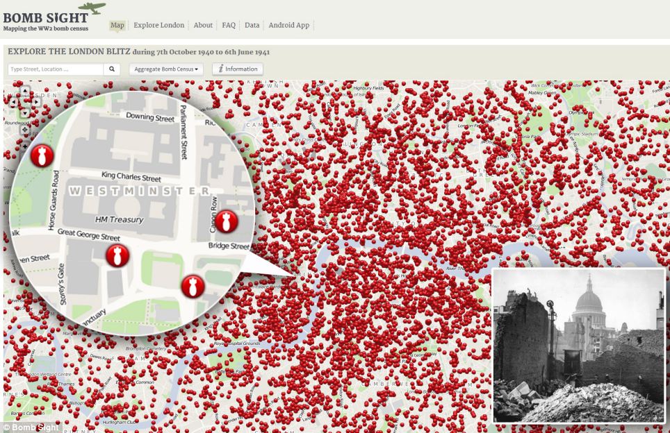 War News Updates: An Interactive Map That Shows Every Bomb Dropped On ...