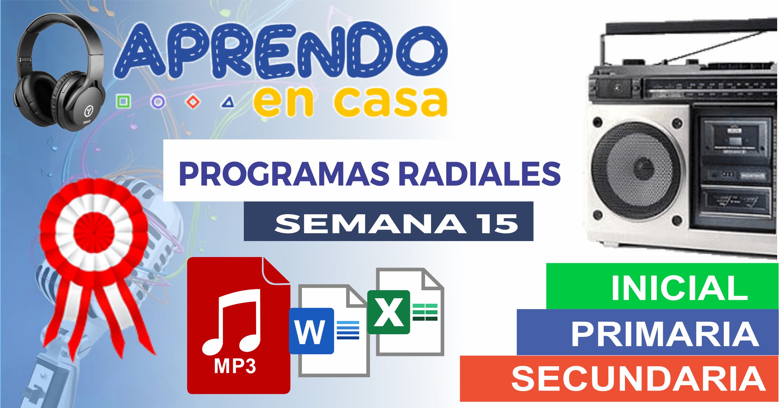 Programas Radiales de la semana 15 - Aprendo en Casa ~ Educar Perú