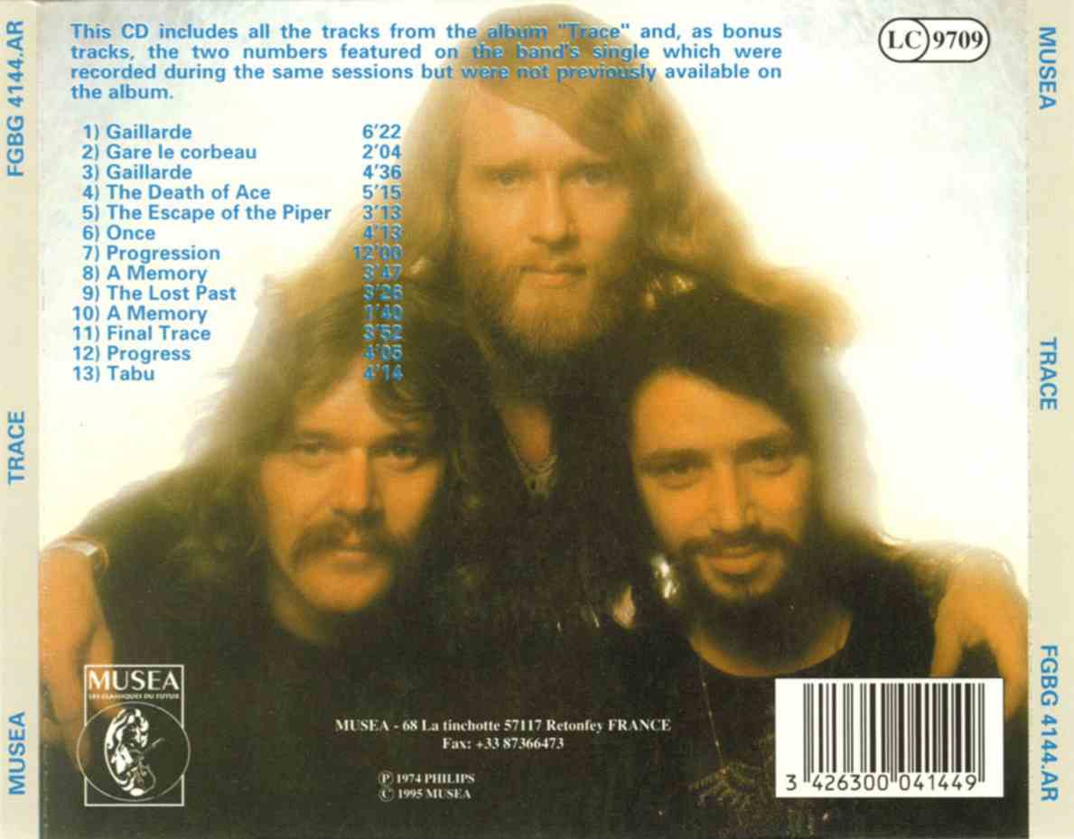 Classic Rock Covers Database: Trace - Trace (1974)