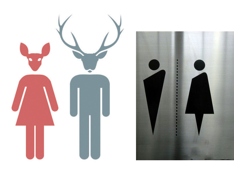 22 Creative Pictograms for Your Toilets - Lady's Houses