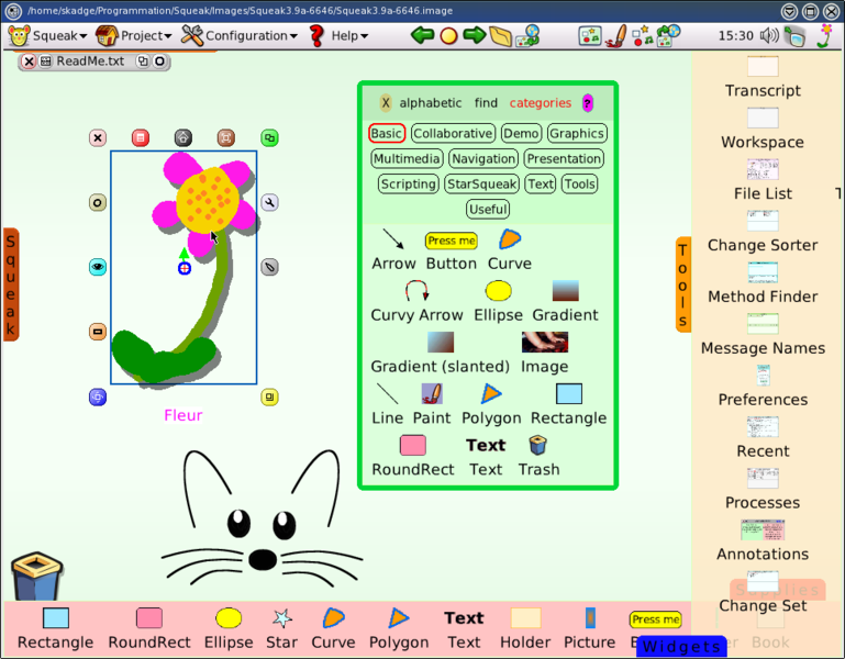 Herramientas Para Enseñar a Programar a Niños: SQUEAK