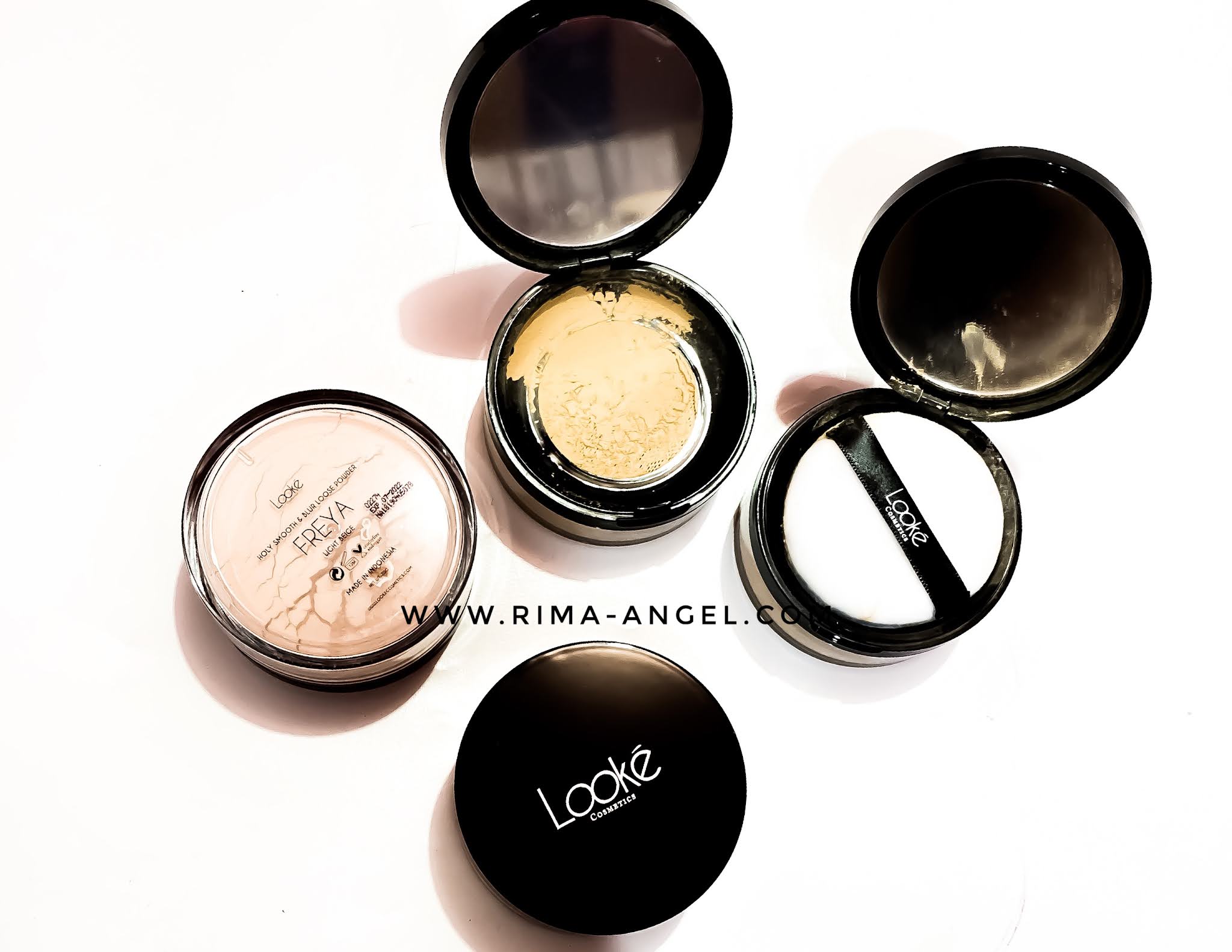 Review Looke Cosmetics Cushion & Loose Powder - All Shade