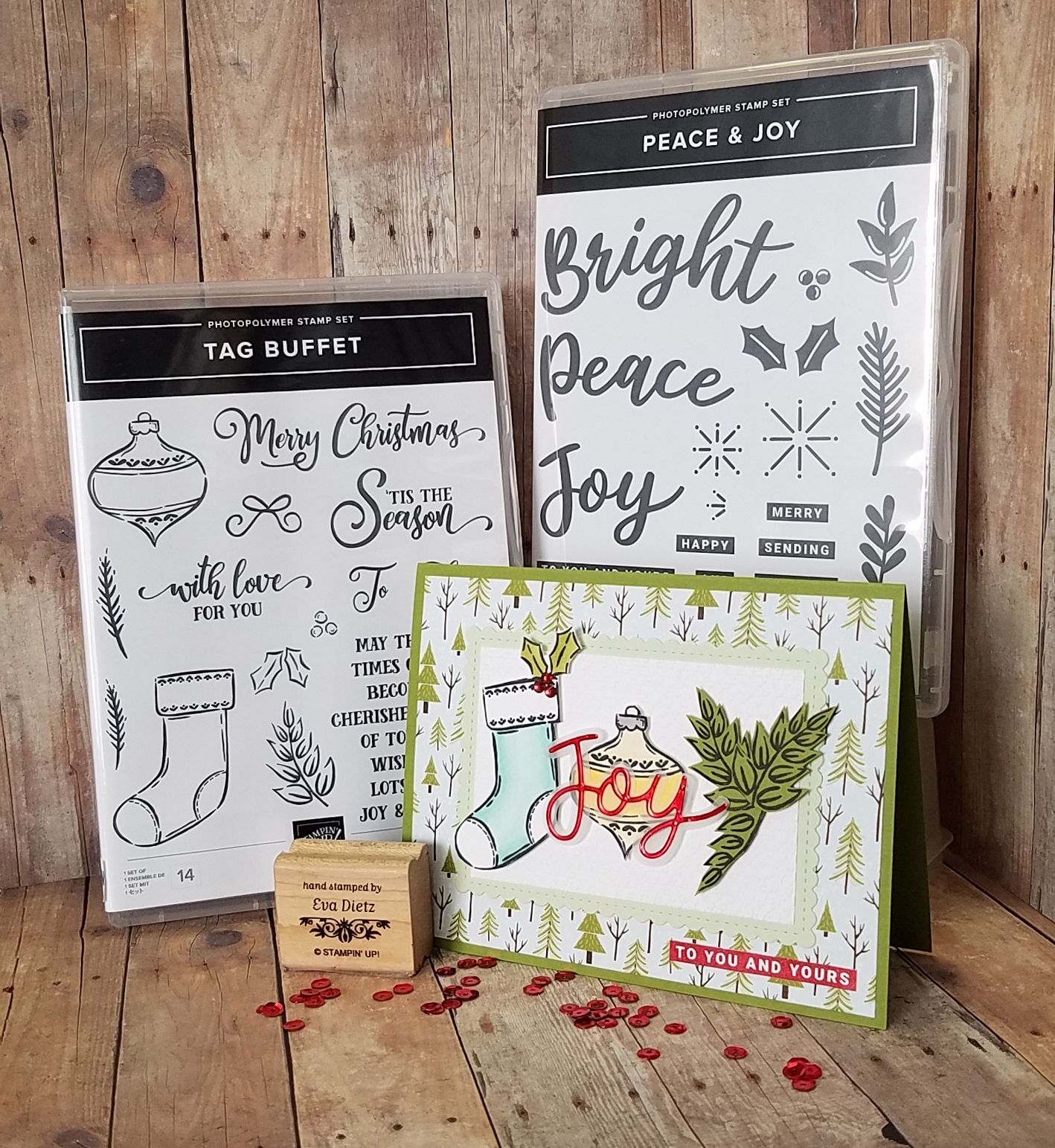 Stampin' with Eva: Double Joy Card