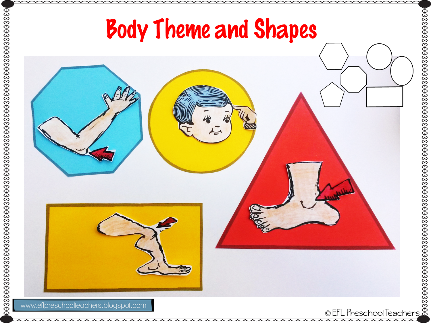 ESL/EFL Preschool Teachers: Body Theme for Preschool English Learners