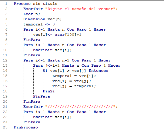 ORDENAMIENTO POR INTERCAMBIO | Análisis de Algoritmos