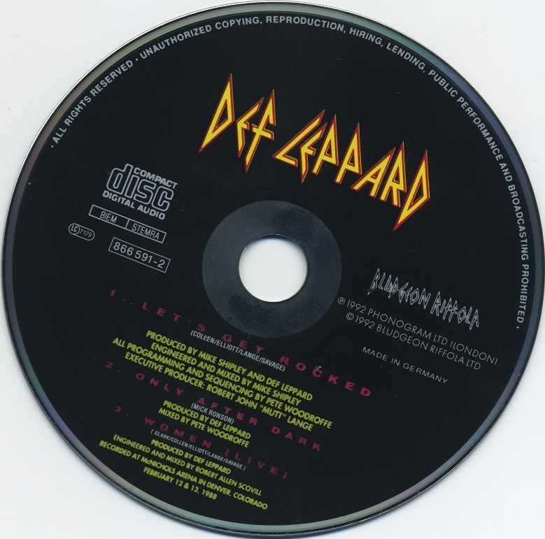 Cries from the Quiet World: Def Leppard "Let's Get Rocked (Single & Video)"