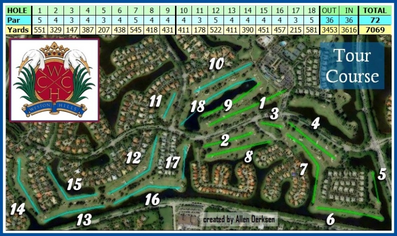 The Florida Golf Course Seeker: Weston Hills Country Club - Tour Course
