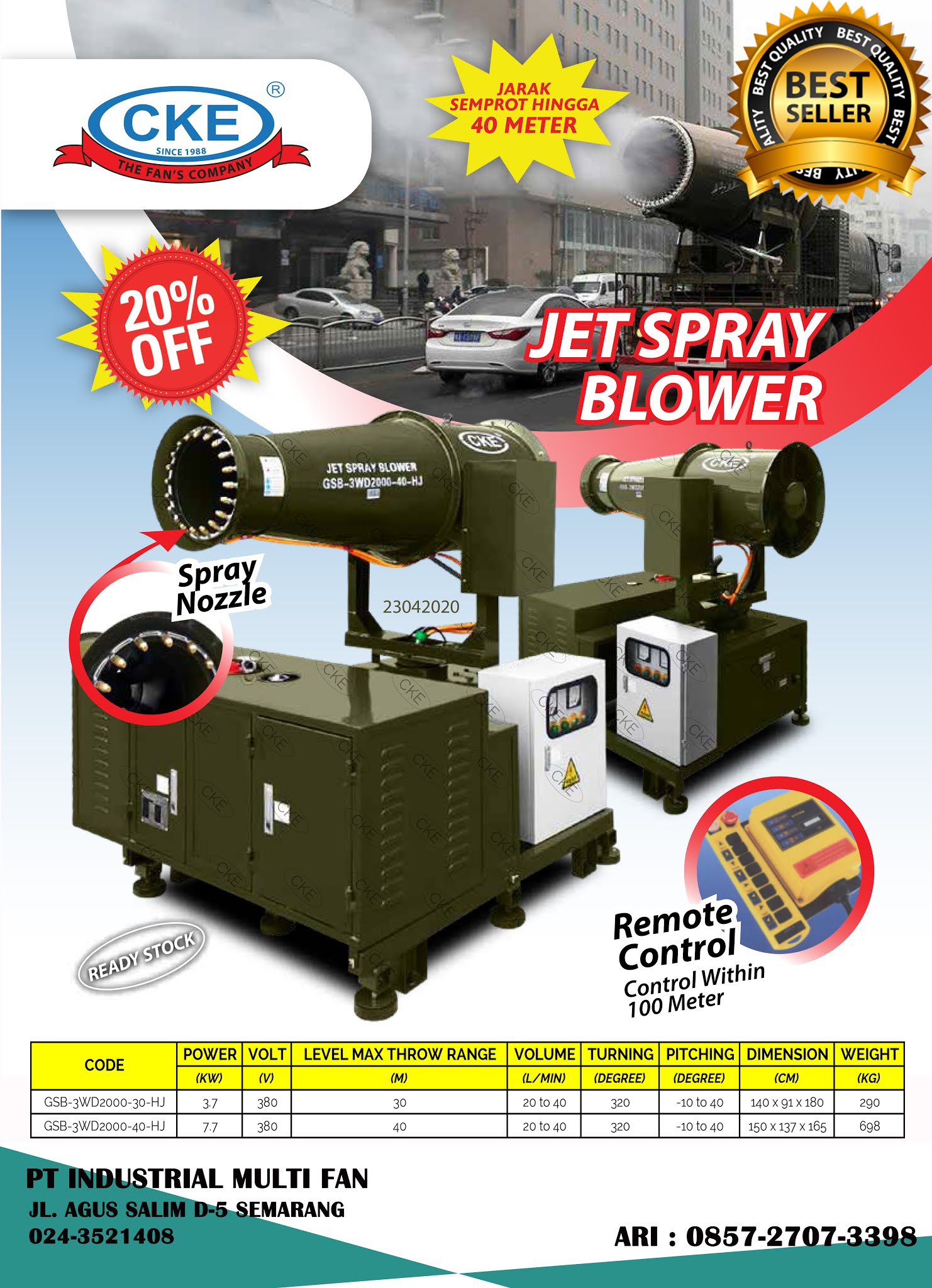 Promo JET SPRAY BLOWER disinfektan mobile