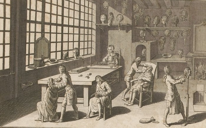 Wig Maker In Colonial Times