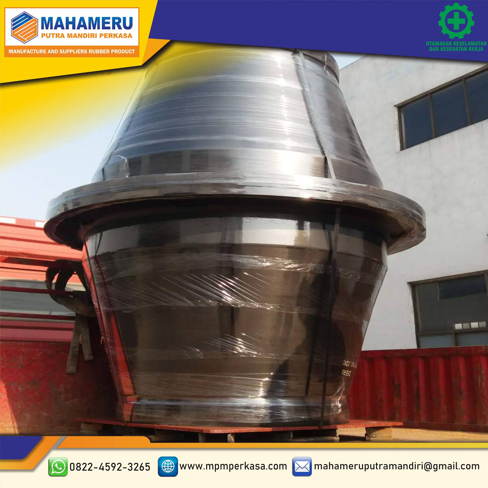 Karet Fender Dermaga Tipe Cone | Rubber Fender Kerucut | Bantalan ...