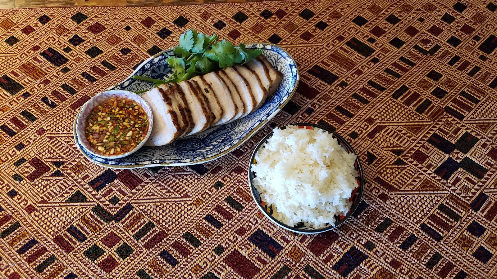 Kade's Kitchen: Sliced Pork with Sticky Rice