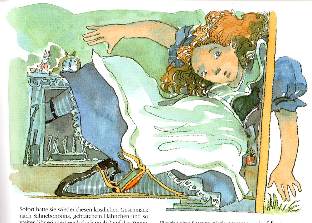 Alice big and small: A childrens version with Illustrations by Brigitte ...