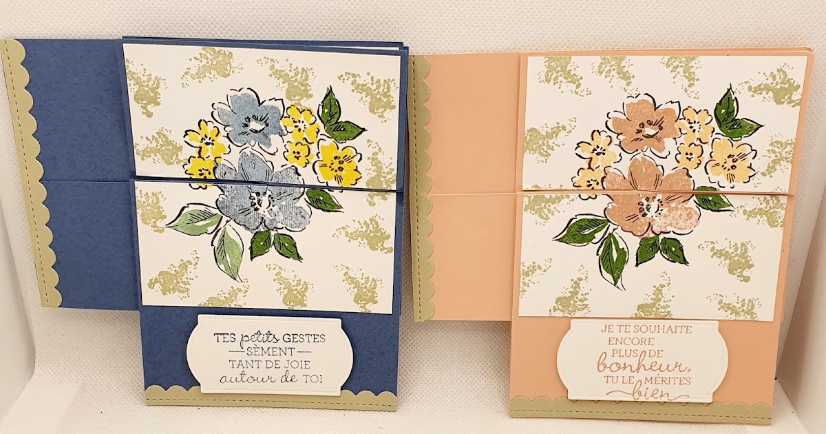 Le plaisir de créer : Carte pivotante fleurie [Tuto-Vidéo]