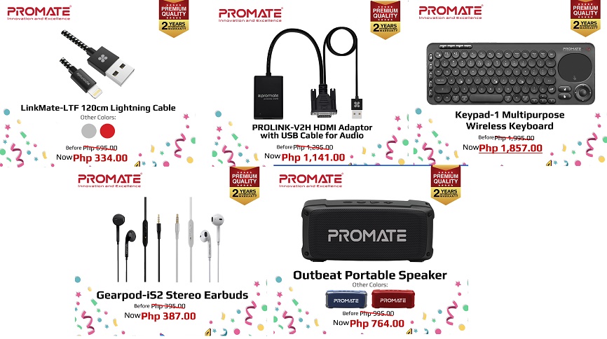 Get up to 70% off on Promate products this March - Erica YuB