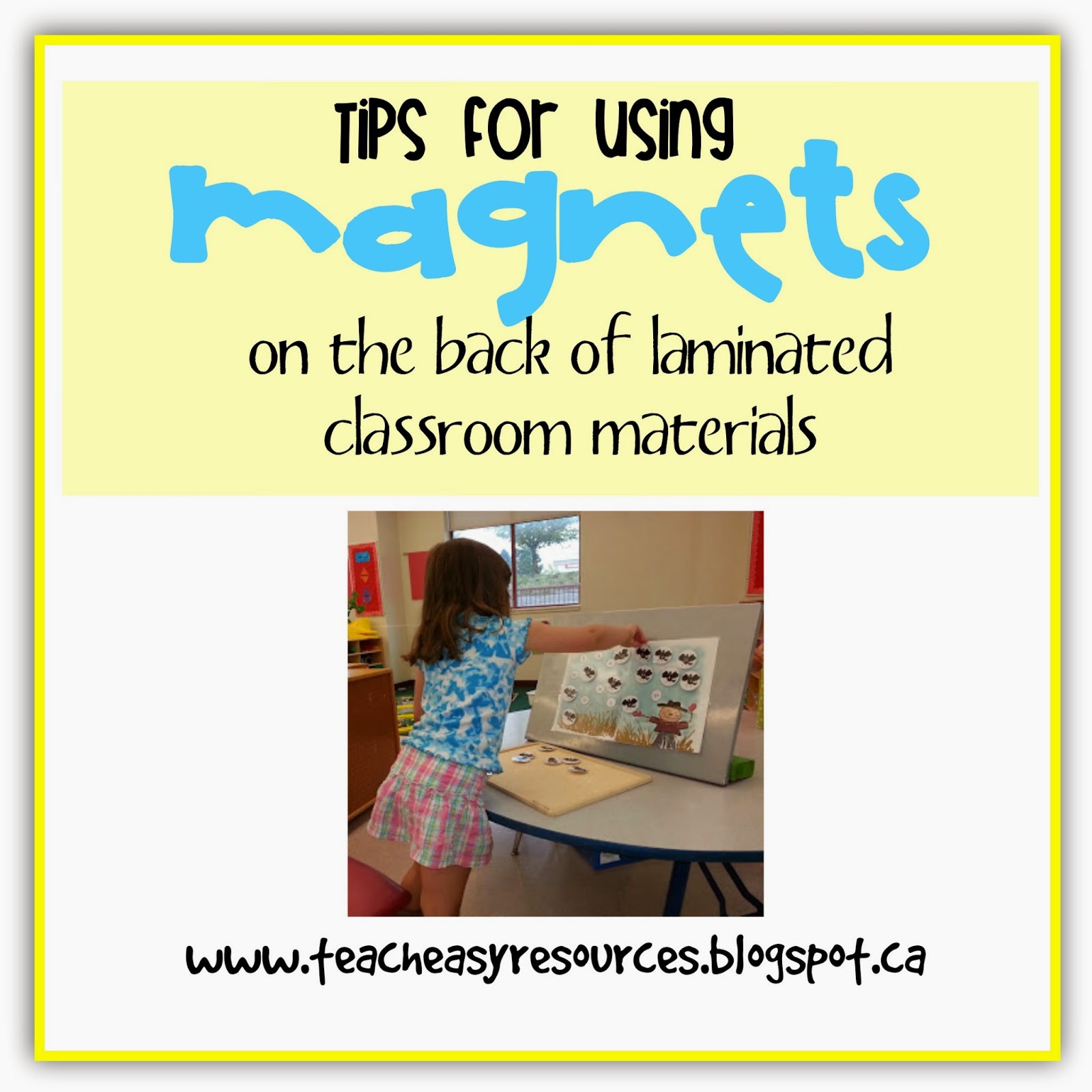 Teach Easy Resources: Tips for Using Magnet Board Songs and Activities