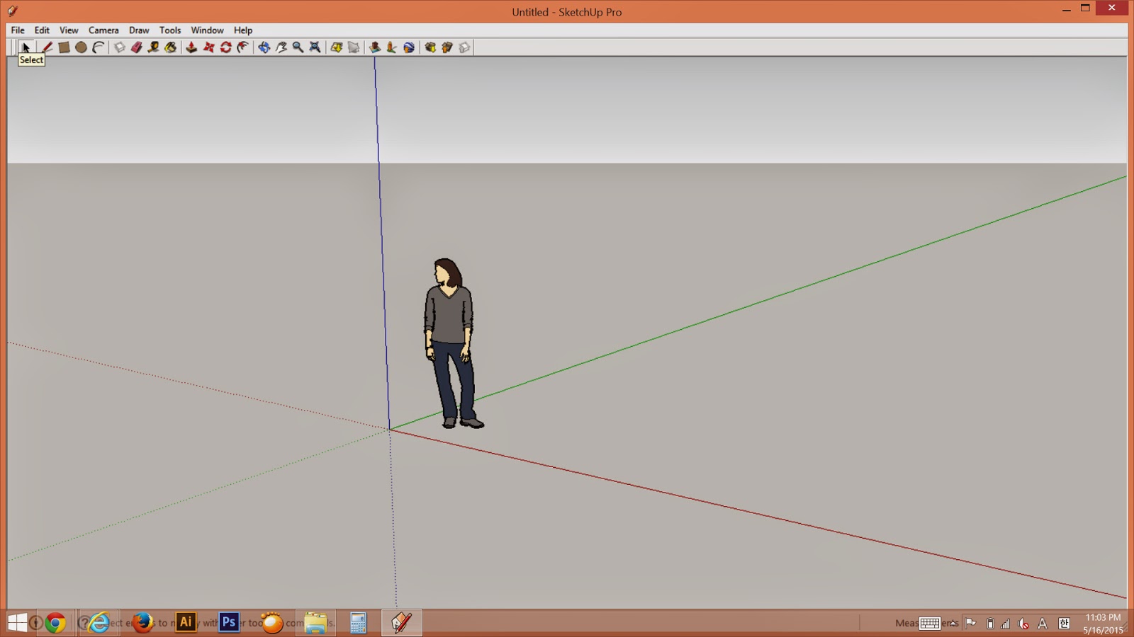 RENDERING-STUDIO: Sketchup Tutorial Part 1 - Understanding the Basic