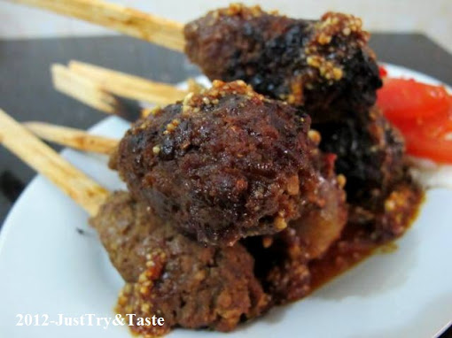 Resep Sate Daging Cincang | Just Try & Taste