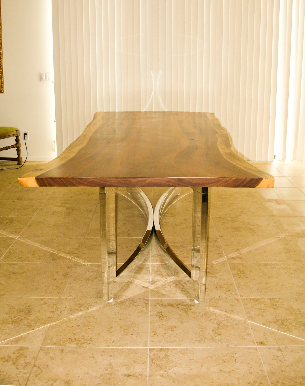 Tropical Exotic Hardwoods: Customer Project: Denise Oka's Parota Dining ...