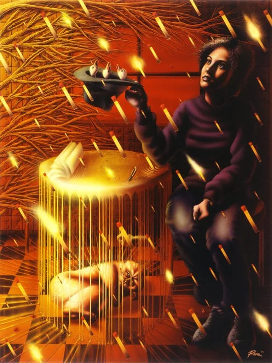 Pinturas y dibujos de Sam Raffa