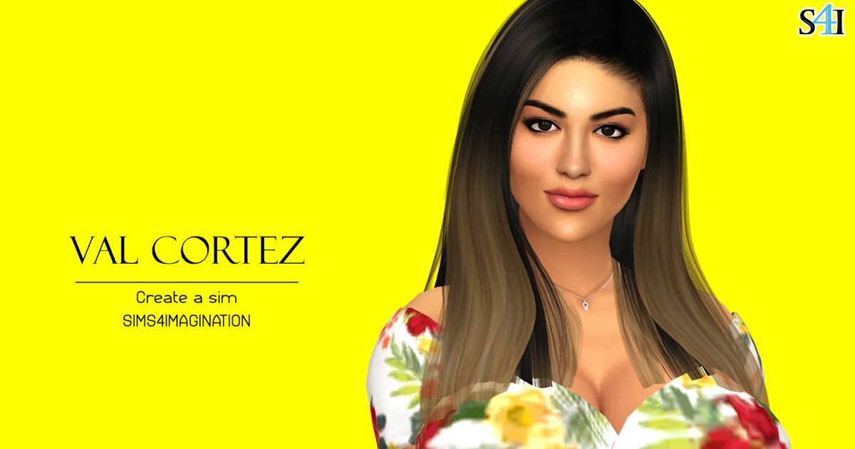 Sims 4 CAS: Val Cortez - Imagination Sims 4 CAS