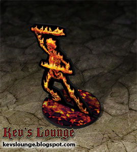 Kev's Lounge: Character Portrait: Flaming Skeleton