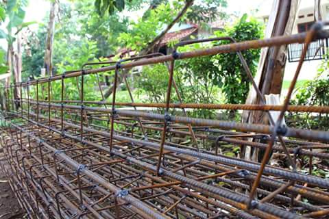 Besi Begel , Rangka Besi Cor Tiang, Sloop , Kolam , Pondasi , Telepon ...