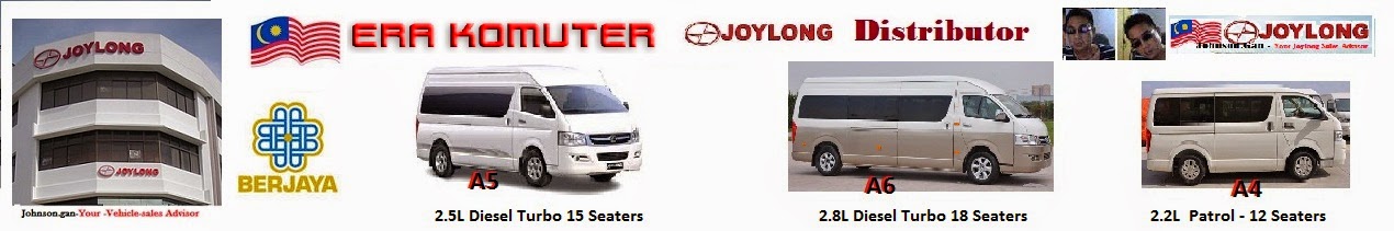 ERA JINBEI . KOMUTER VAN . ONLINE DEALER : Joylong A6 In Malaysia