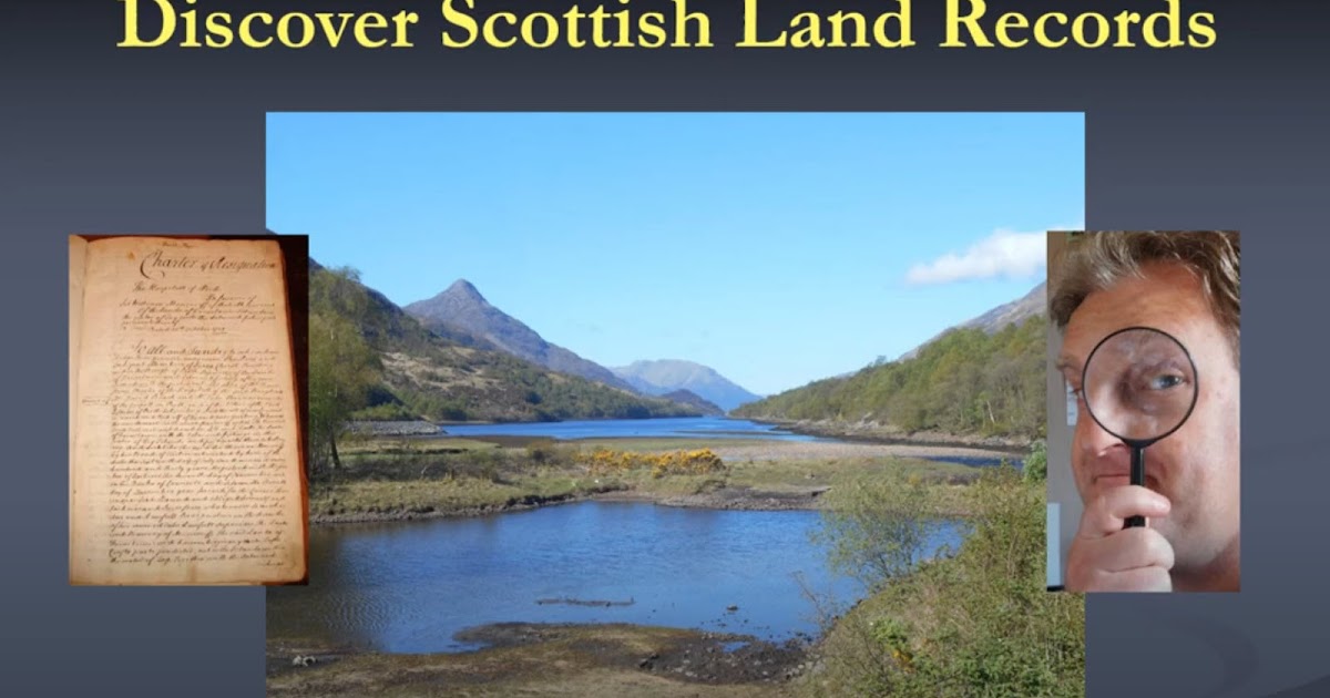 Canada's Anglo-Celtic Connections: Scottish Land Records