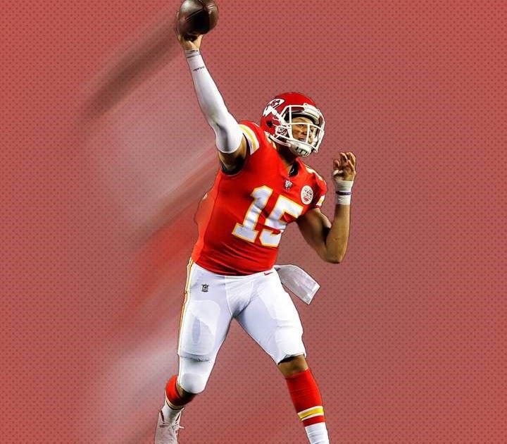 Flexing Patrick Mahomes Wallpaper
