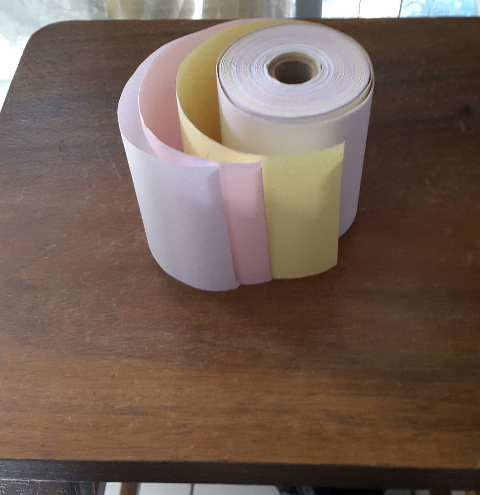 Jual Kertas Struk NCR 3 PLY Kertas Roll Uk 75x65 mm Paper Roll Rangkap ...