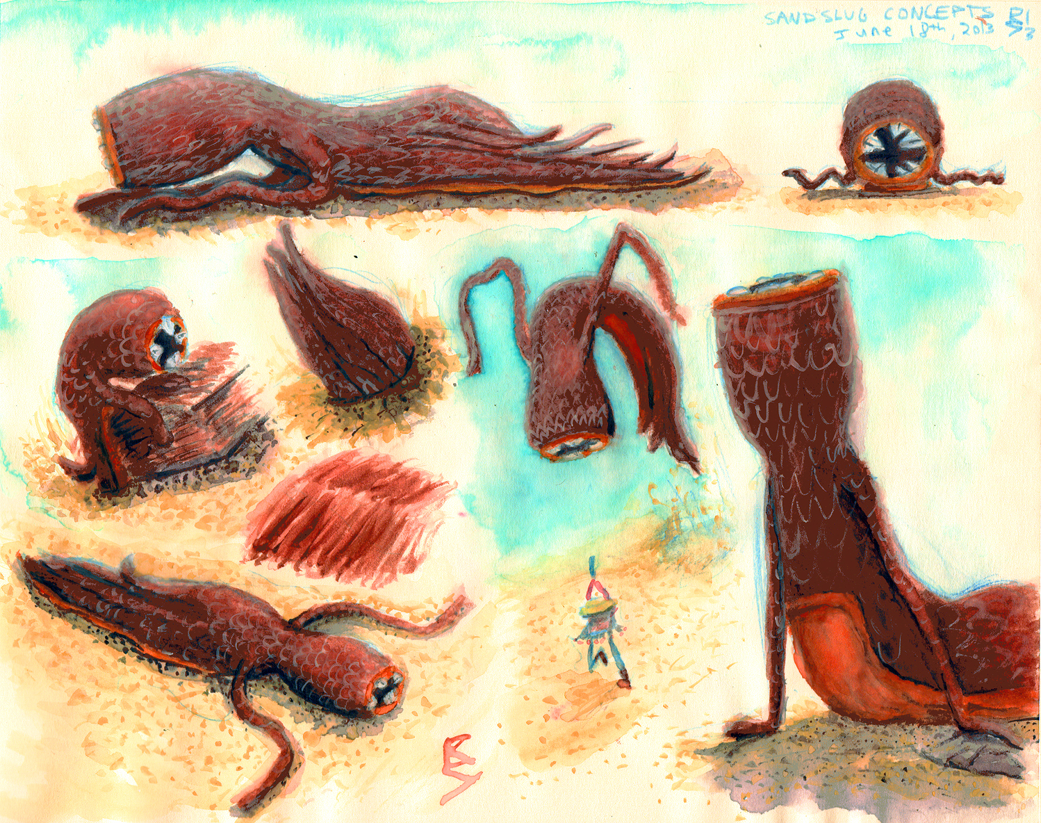 The Art of Rob Sassi: Character Designs (Outlaw)