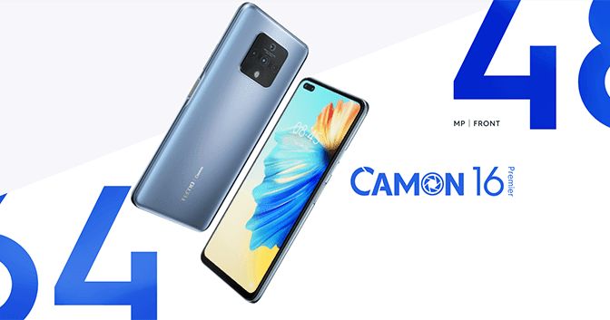 TECNO reveals CAMON 16 Premier with Helio G90T and 64MP quad-cam