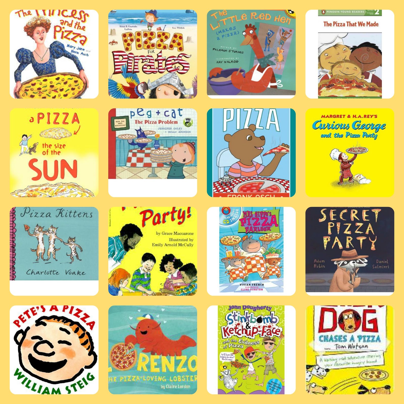 kinderbookswitheverything: October Pizza Month