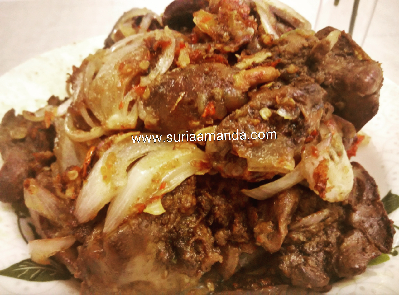 RESEPI | Hati Ayam Goreng Berlada ~ SURIA AMANDA