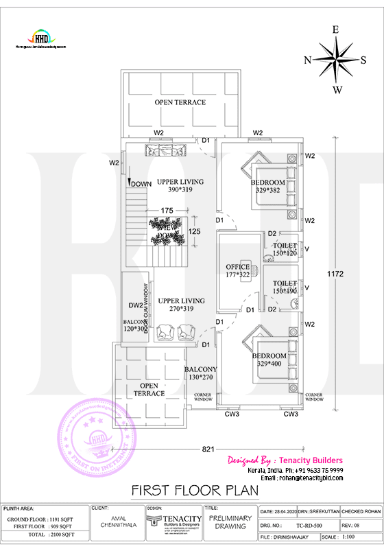 Swish house with floor and site plan - Kerala Home Design and Floor ...