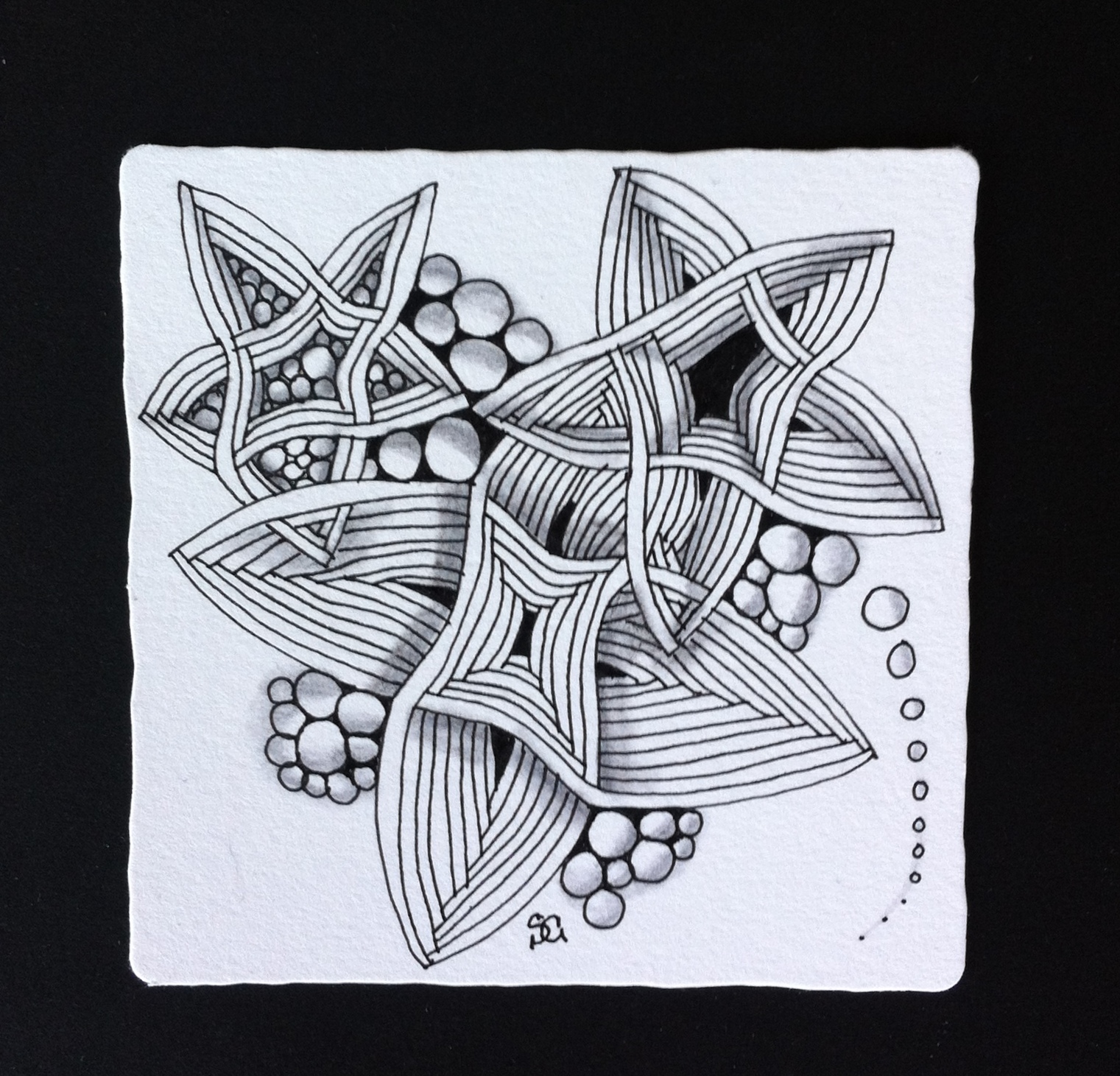 Tangled Ink Art : Square One: Purely Zentangle
