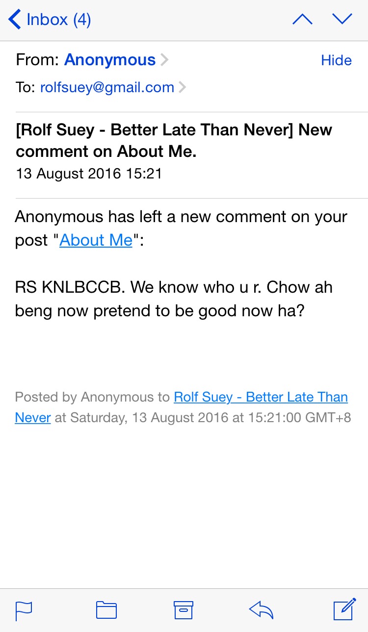 Rolf Suey Better Late Than Never The First Vulgar Language Comment rolf-suey-better-late-than-never-the-first-vulgar-language-comment