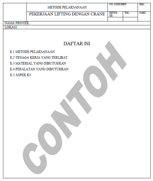 RMPK/RMK 2021 - Contoh Format Rencana Mutu Pekerjaan Konstruksi yang ...