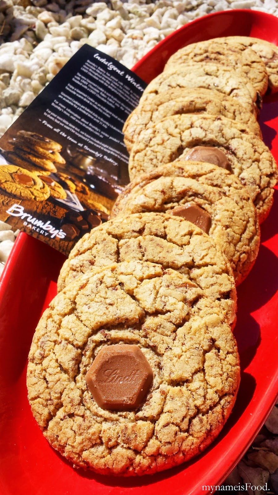 Lindt Chocolate Gourmet Cookies by Brumby's Bakery review. - my name is ...
