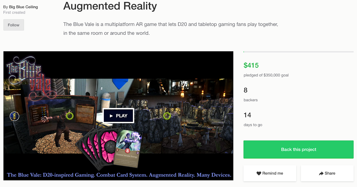 Tenkar's Tavern: Kickstarter - The Blue Vale: A Tabletop RPG in ...