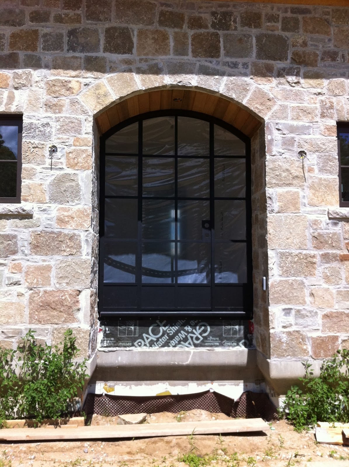 Building Walnut Farm: Belgian Style Steel Door